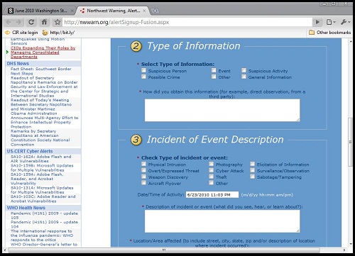 Bizarre neighbor up to something? Report it to Seattle's fusion center ...